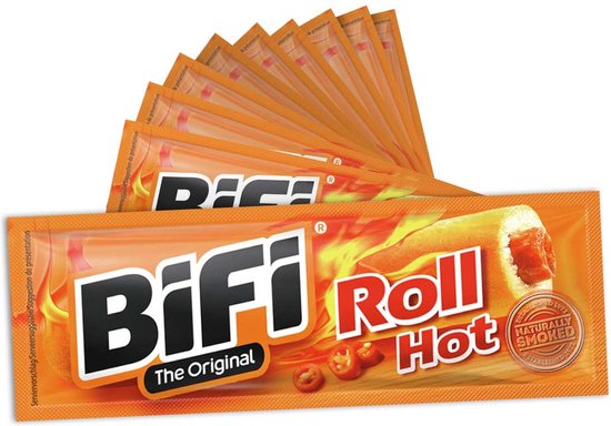 Bifi - Roll - Hot - 24 stuks à 45 gram | bol