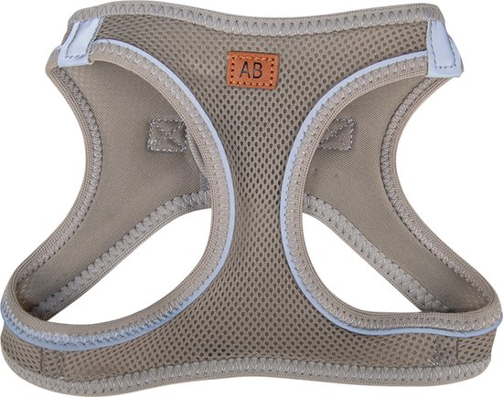 Animal Boulevard - Air-mesh Harnas - Hond - Grijs - Maat: L 8-13kg | bol