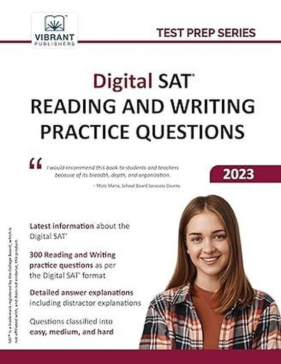 Test Prep Series - Digital SAT Reading and Writing Practice Questions ...