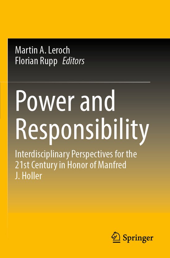 Power and Responsibility | 9783031230172 | Boeken | bol