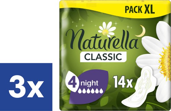 Naturella Maandverband Classic Night - 3 x 14 stuks | bol