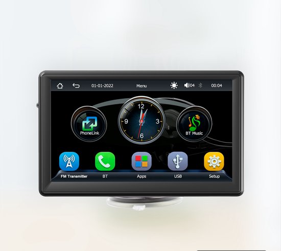 7 inch Auto navigatie systeem - Met Draadloze Carplay - Android Auto ...