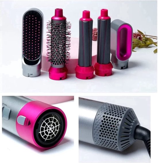 Somfuture 5 in 1 multifunctionele haarstyler-Fohn-fohnborstel-styler ...