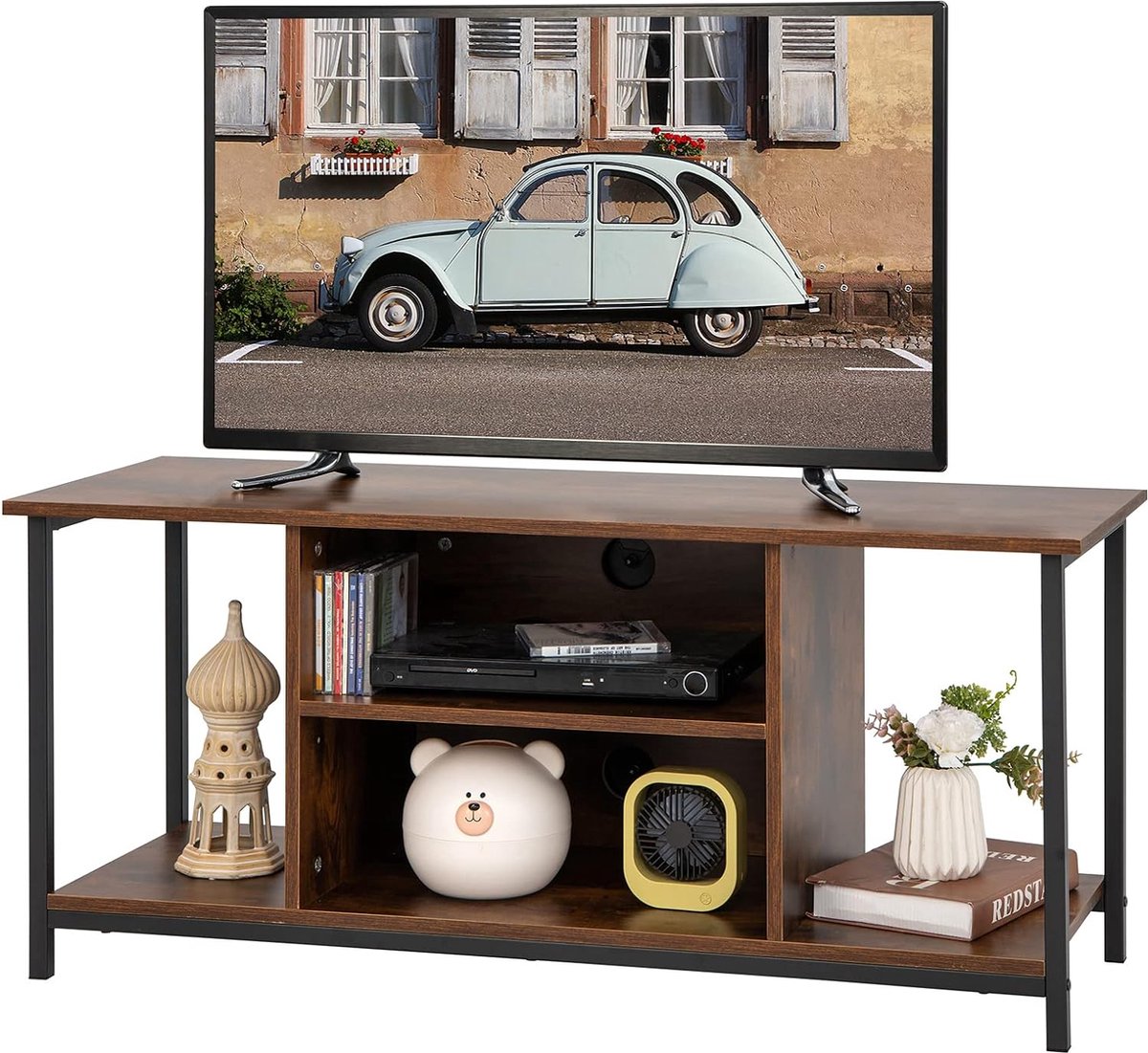 TV-kast voor tv's tot 50 inch, tv-lowboard met verstelbare planken ...