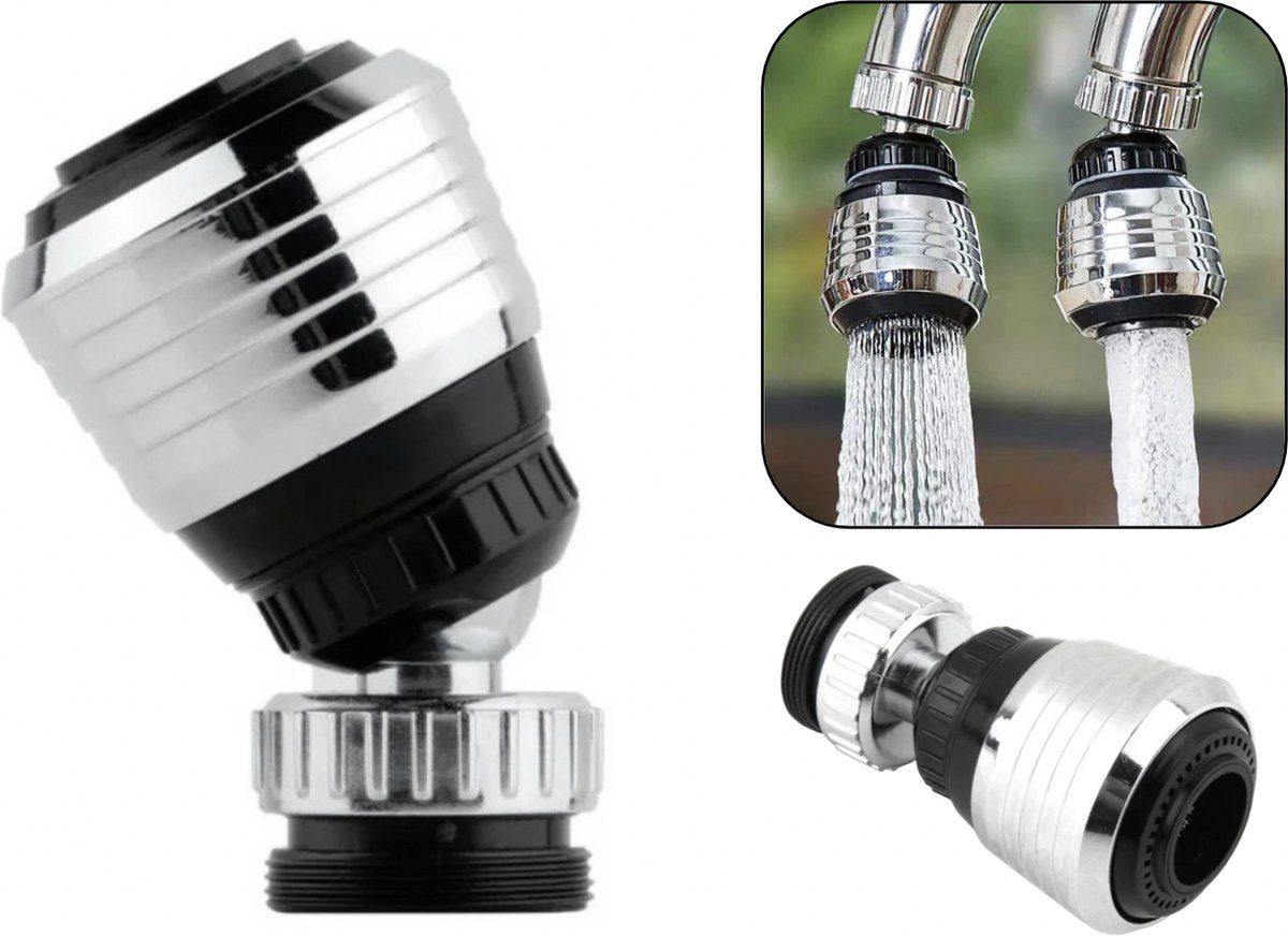 PD® - Kraan opzetstuk - Roterende kraankop - Perlator - Kraan opzetstuk ...
