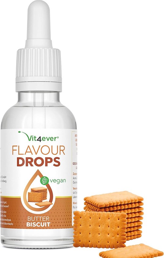 Smaakdruppels 50 ml - Smaak: Boter koek - Flavour drops smaakdruppels ...