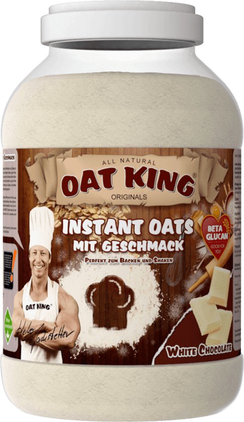 Oat King Instant Flavoured Oats (4000g) White Chocolate | bol