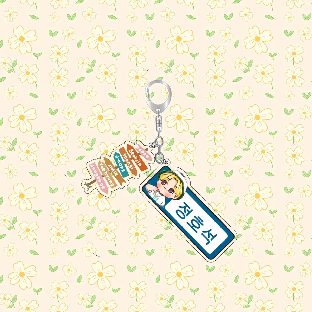 KPOP BTS Bangtan Boys Plastic Keyring Acrylic Keychain variant 4 [Sleutelhanger] | bol