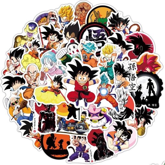 Ultiem Dragon Ball Z Sticker Pack - 100 Stickers van Legendarische ...