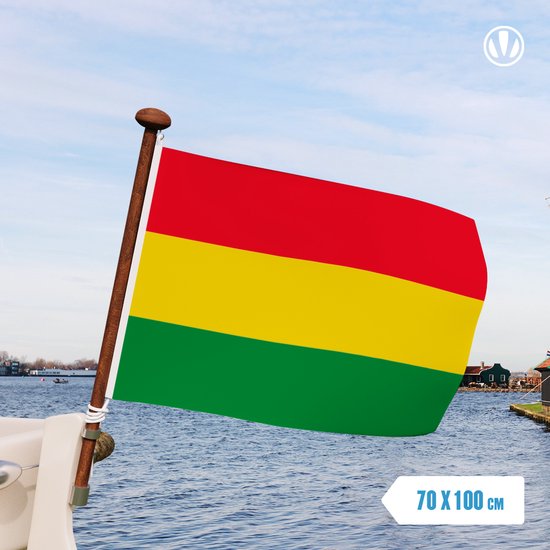 Vlag Carnaval Limburg rood/geel/groen 70x100cm | bol