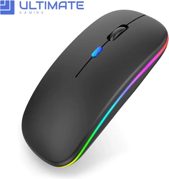 Draadloze LED Bluetooth Muis - Ergonomisch - RGB - Laptop en Gaming ...