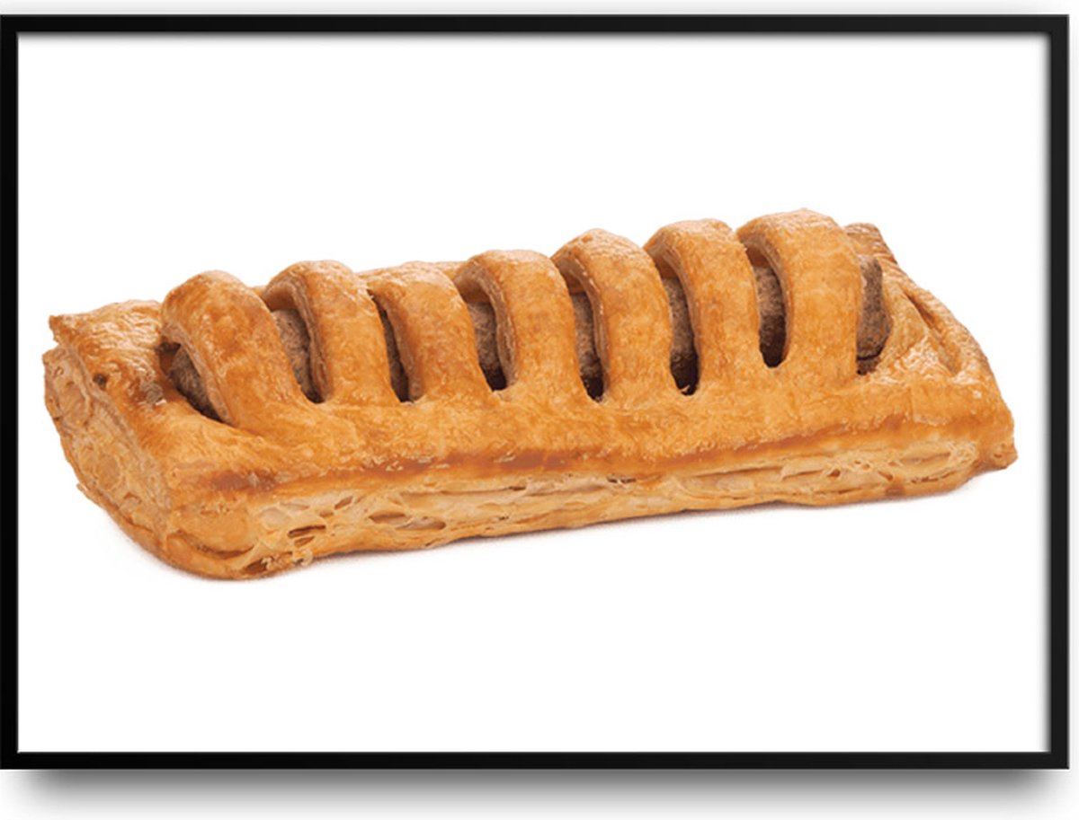 Frikandelbroodje fotolijst met glas 30 x 40 cm - Prachtige kwaliteit - eten -... | bol
