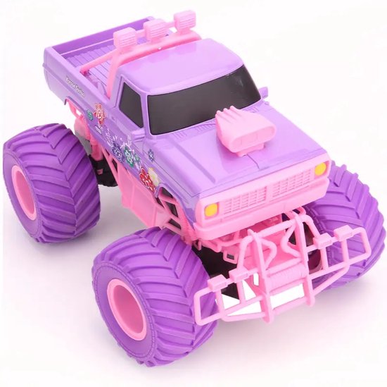 Race Auto Afstandbestuurbaar - RC Auto - Off Road - Monster Truck Roze ...