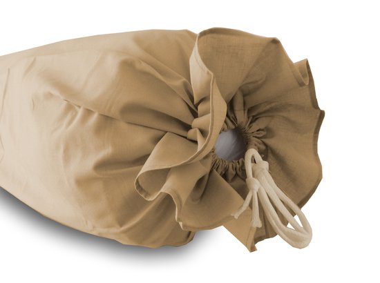 Guling Soft Rolkussen Mini - Nekkussen met Sloop, 60cm, Zand ...