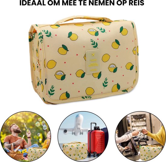 Somstyle Reis Toilettas met Haak Groot - Dames En Heren - Make Up Tasje ...