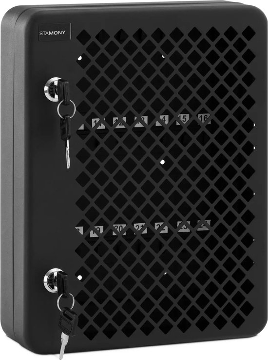 Stamony sleutelkastje - voor 24 sleutels - incl. hanger - dubbel slot | bol