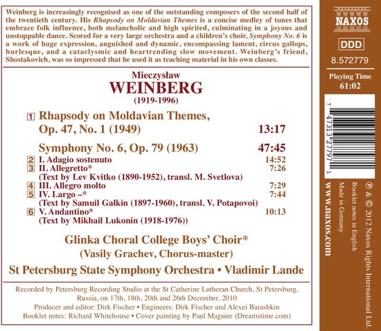 Glinka Choral College Boys’ Choir, St. Petersburg State Symphony ...