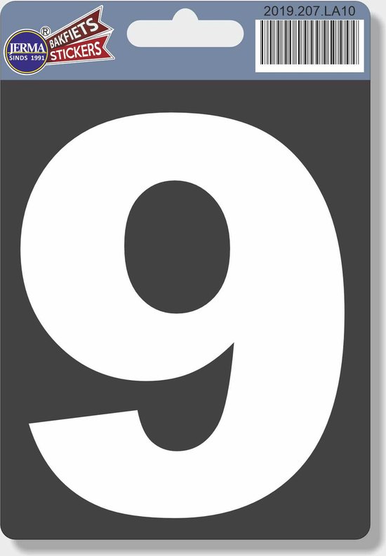 Cijfer 9, per stuk. | bol
