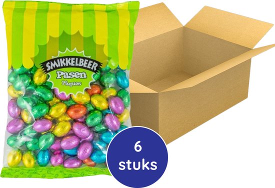 Smikkelbeer - Chocolade eitjes melk gevuld met hazelnoot praliné en ...