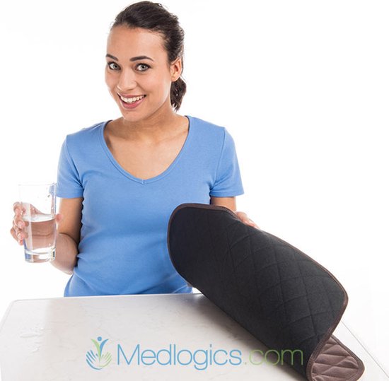 Medlogics wasbare stoelbeschermer incontinentie onderlegger stoel of bed - wasbaar -... | bol