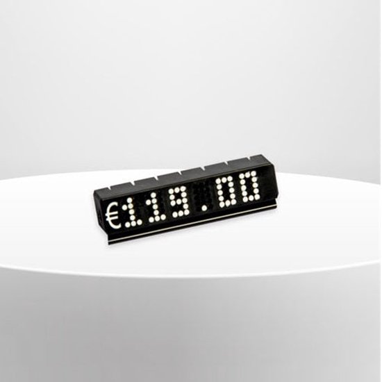 Prijsmodule ZWART € + 6 posities 10 stuks | bol