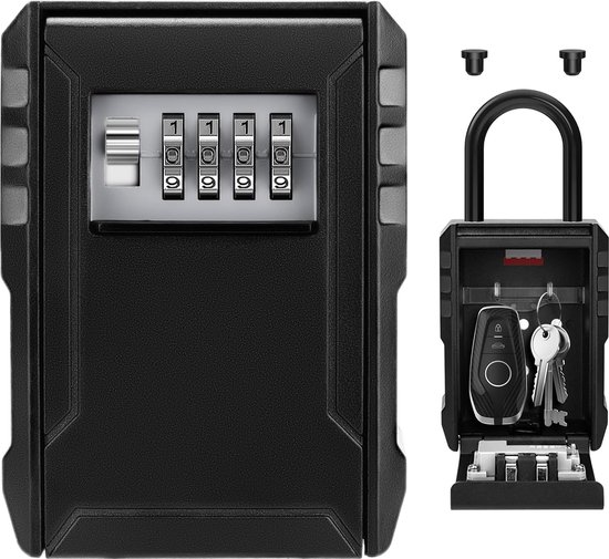 Grote sleutelkluis voor wandmontage en hangend sleutelkastje met ...