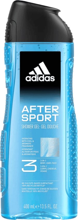 Adidas shower 3-in-1 after sport 400ml | bol