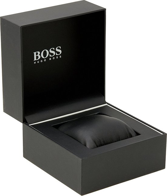 Hugo Boss Pioneer 1513711 Horloge - Leer - Blauw - Ø 44 mm | bol