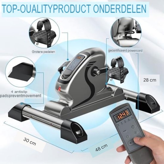 Stoelfiets - Stoelfiets bewegingstrainer - Stoel fiets - ‎41,91 x 27,94 ...