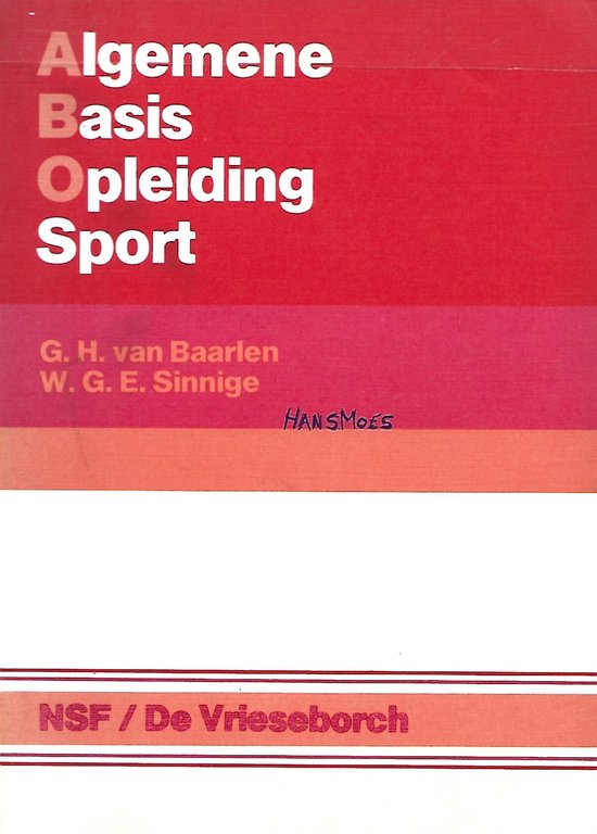 Algemene basisopleiding sport, Baarlen | 9789060760857 | Boeken | bol