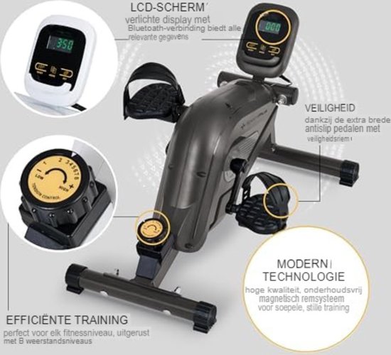 Stoelfiets - Stoelfiets bewegingstrainer - Stoel fiets - 64,5x43x35 cm ...