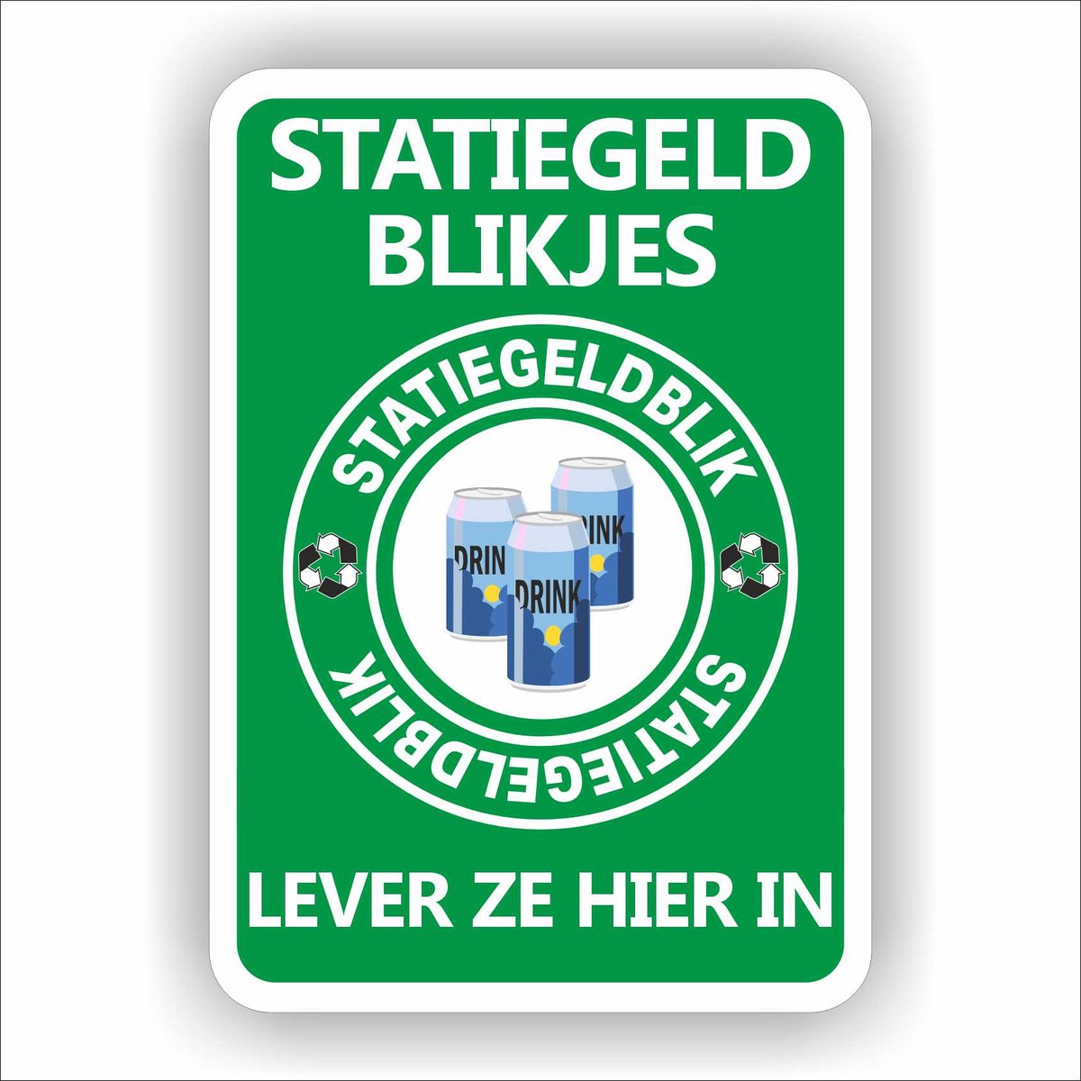 Statiegeld blikjes inleveren sticker | bol
