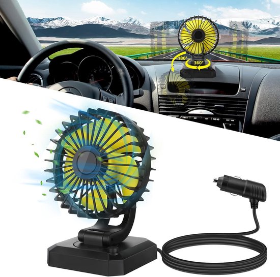 Auto ventilator - Auto airco - Autoventilator 12v - Auto koeler - Auto ...