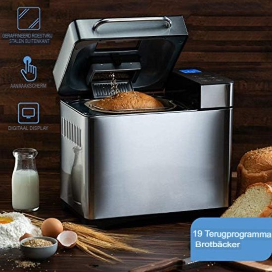Broodmachine - Brood Machine - Zilver - 220V | bol