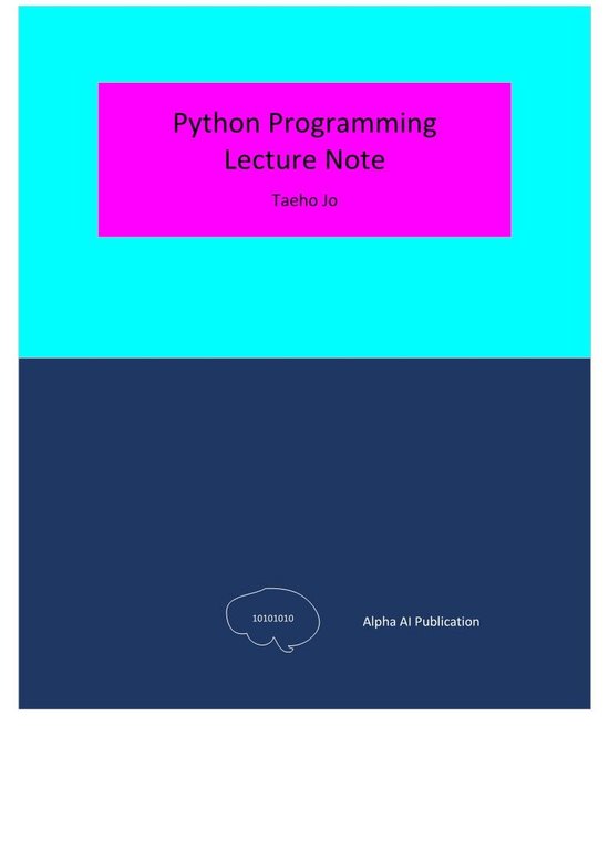 Python Programming (ebook), Taeho Jo | 1230007490293 | Boeken | bol