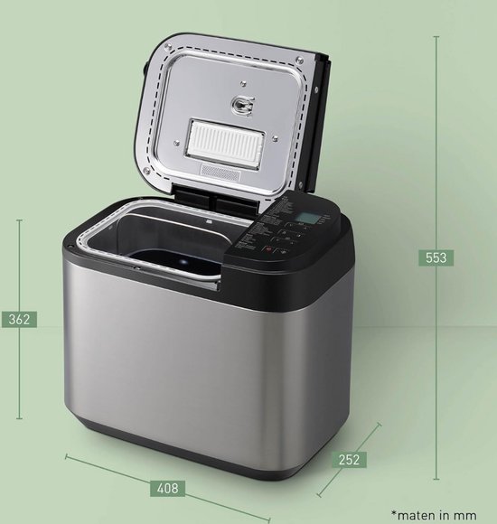 Broodbakmachine - Broodmachine - Meerdere Progamma's - Timer - Volledig ...