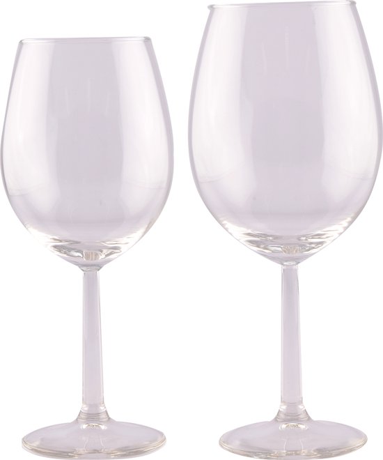Cadeau Set: Gourmet Wijnglazen | Wijnglas Set 12 - Glas - Transparant ...