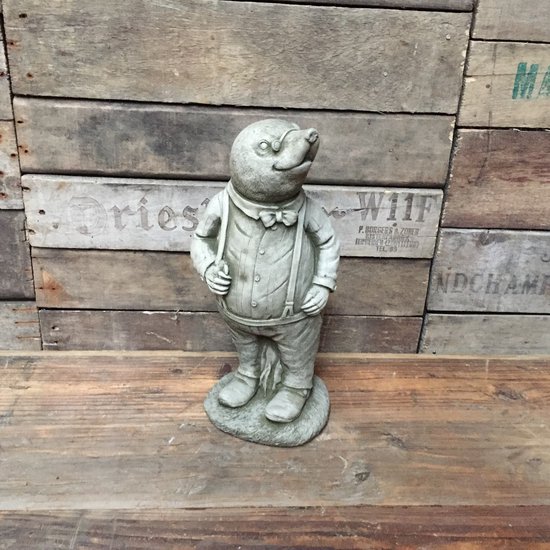 Betonnen tuinbeeld - Meneer De Mol | bol