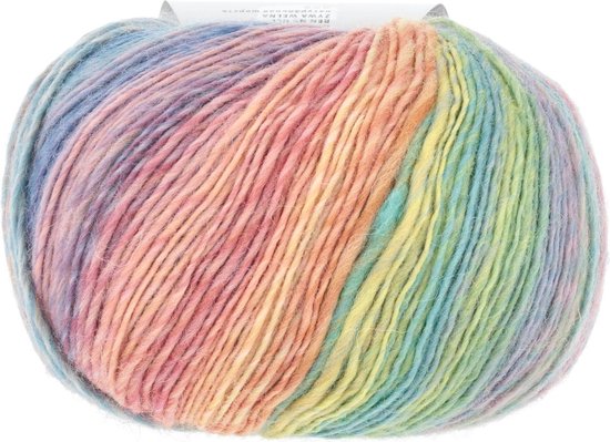 Lang Yarns Mille Colori Baby 153 pastel zalm/mint | bol
