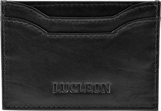 Lucleon Bruce zwarte RFID kaarthouder voor heren | bol