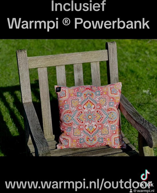 Warmpi® Outdoor Draadloos Warmtekussen met Warmpi® Powerbank (10.000mah ...