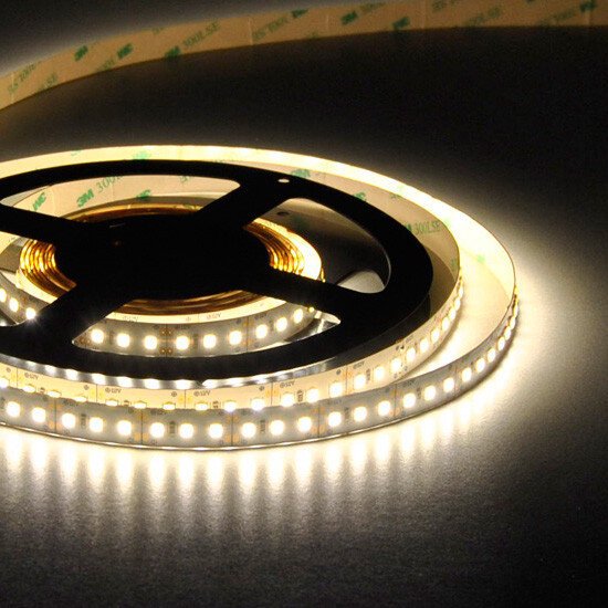 LED Strip 3528 120 leds/mtr IP20 WWE 2400K 9.6W 12V PCB 8mm | bol