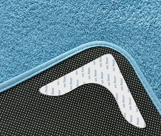 Set van 4 Anti-Slip Tapijt Stickers I Vloerkleed Kleefband I ...