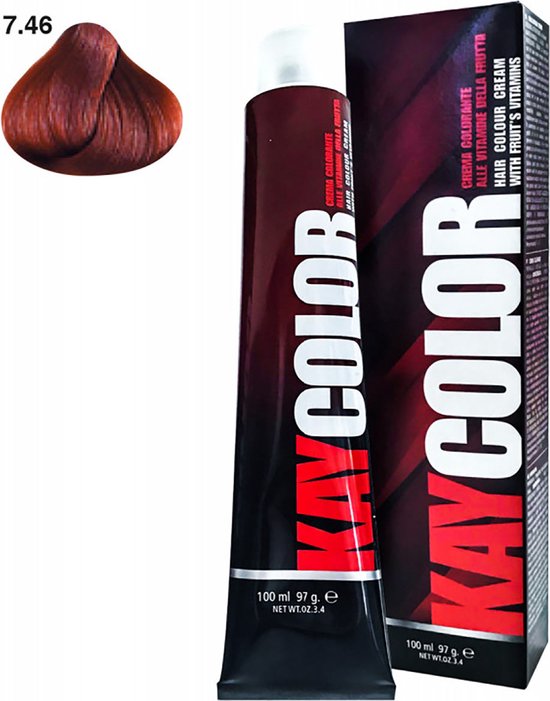 Kay Color - Kay Color Hair Color Cream 100 ml - 7.46 | bol