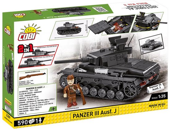 COBI Panzer III AUSF.J - COBI-2289 | bol