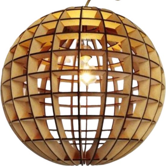 Furniture-art.nl Bollamp met horizontale en verticale lamellen | bol