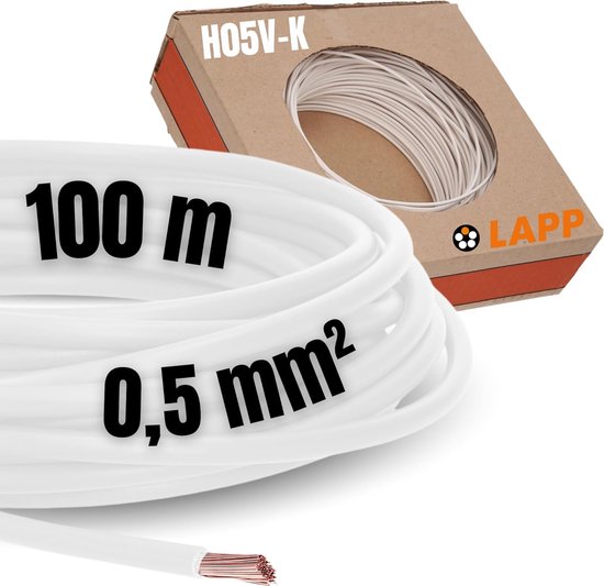 Lapp H05V-K installatiedraad - 4510051-100 [100 Meter] - E2KXN | bol