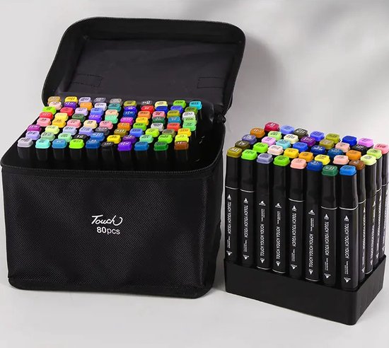 3BMT® Twinmarkers - Alcohol Stiften - met Dual-Tip Markers voor ...