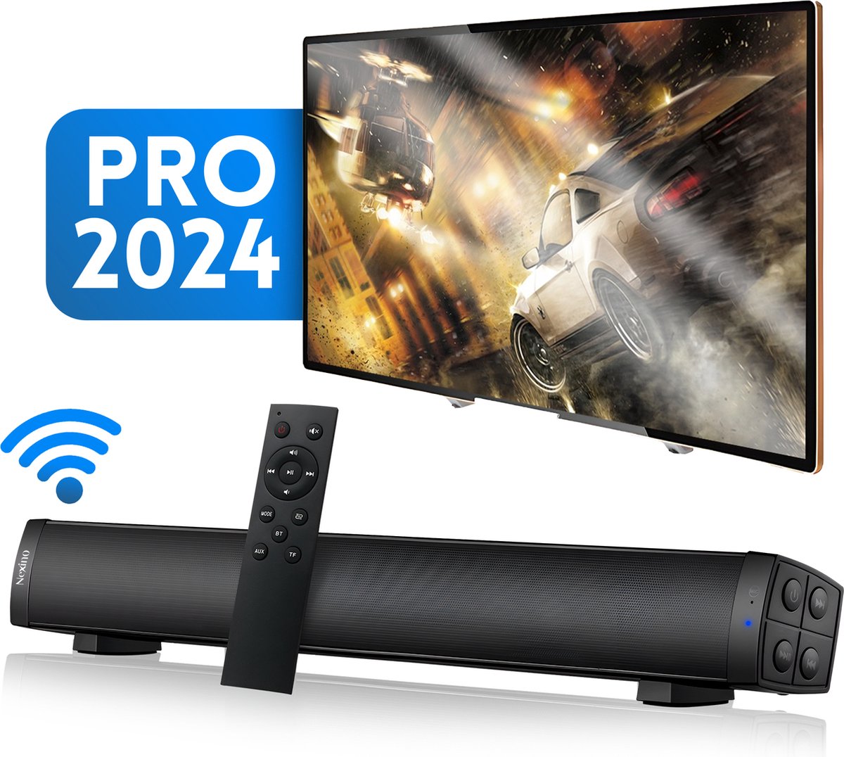 Nexino® Soundbar voor TV - Soundbar met Subwoofer - Draadloos ...
