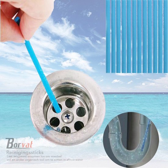 Borvat® - Reinigingssticks voor afvoeren - Ontstopper sticks voor de ...